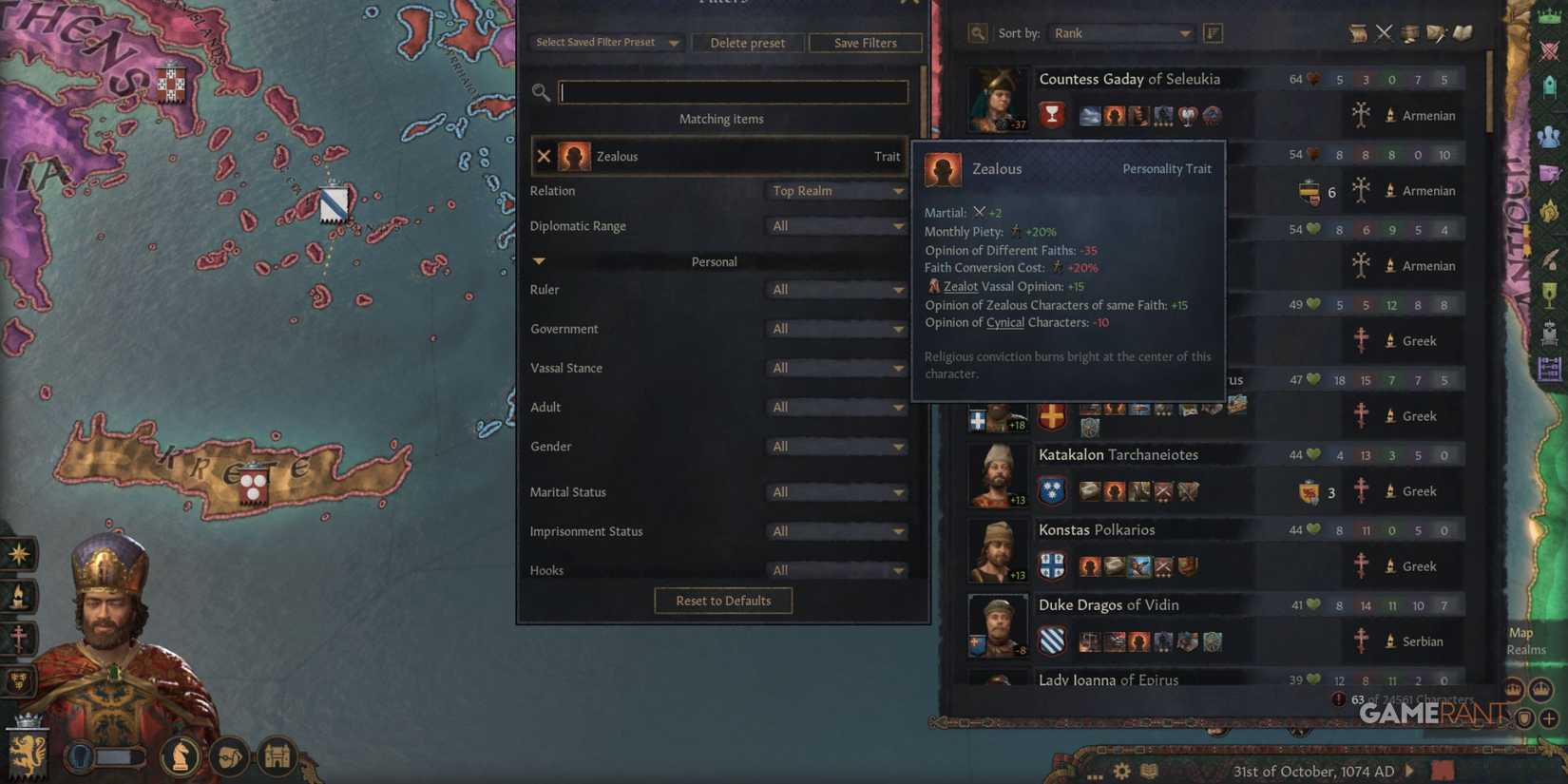 Best Personality Traits In Crusader Kings 3
