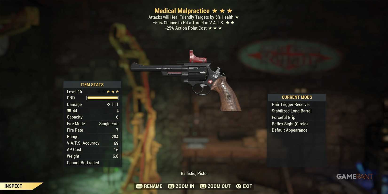 Fallout 76: How Legendary Crafting Works