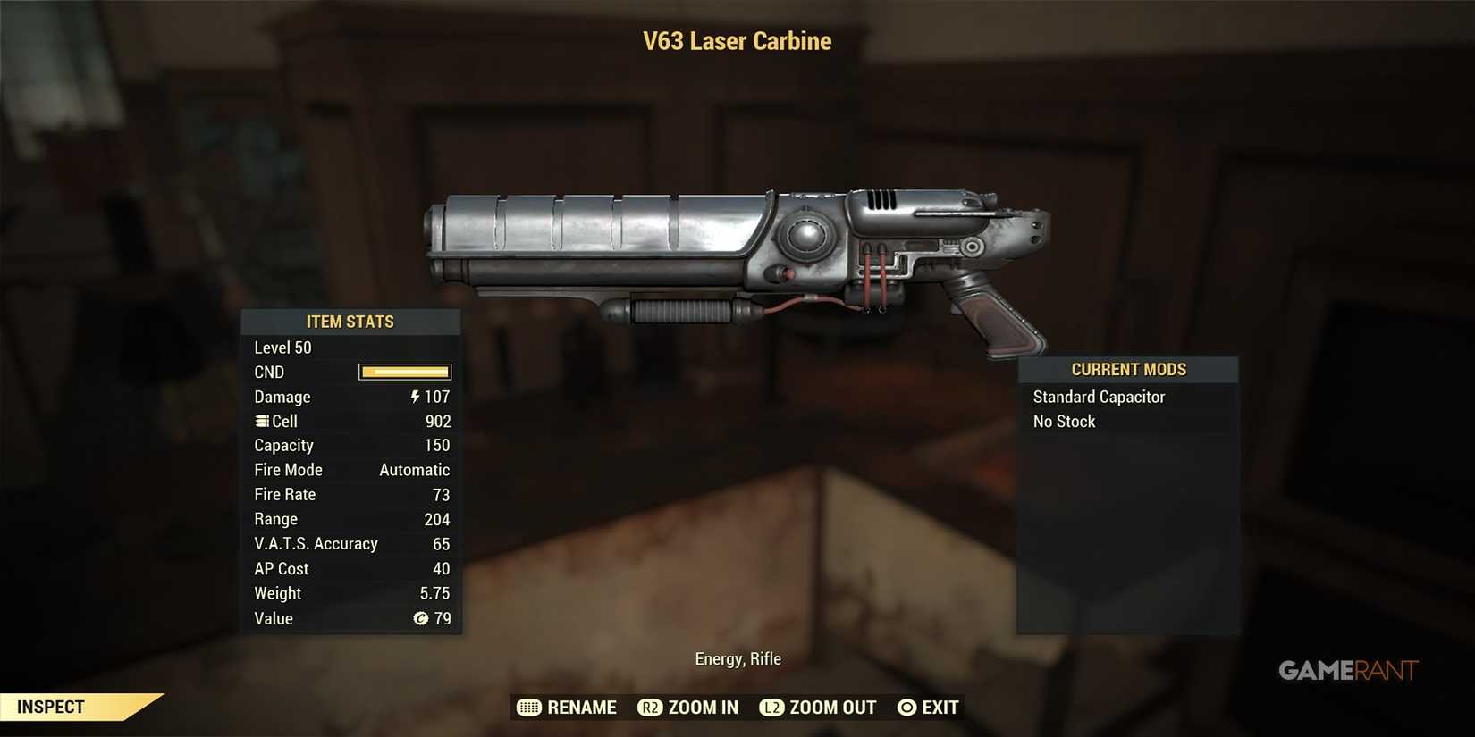 How To Get The V63 Laser Carbine In Fallout 76