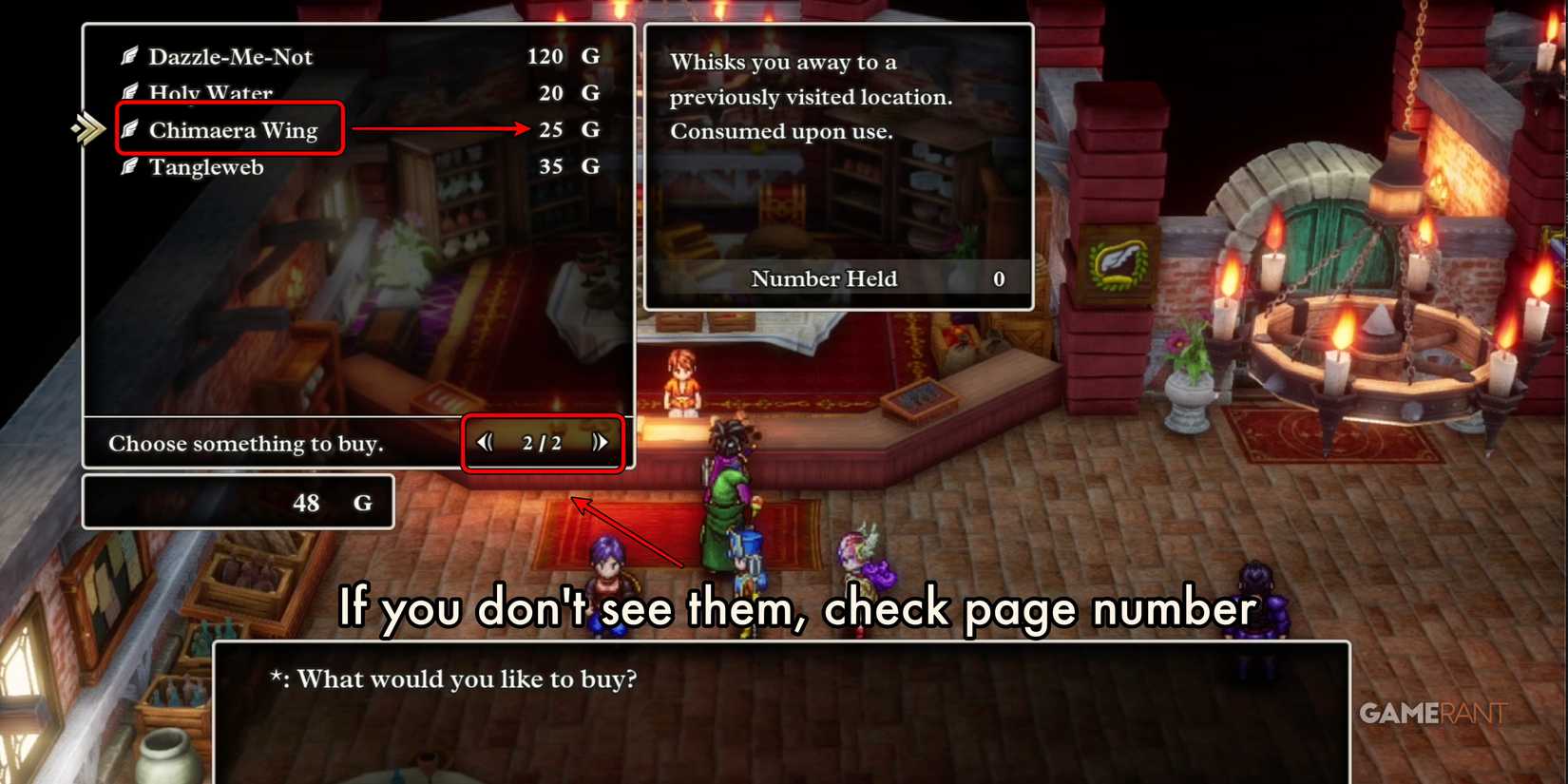 How to Get Chimera Wings and Zoom in Dragon Quest 3 Remake (Fast Travel)