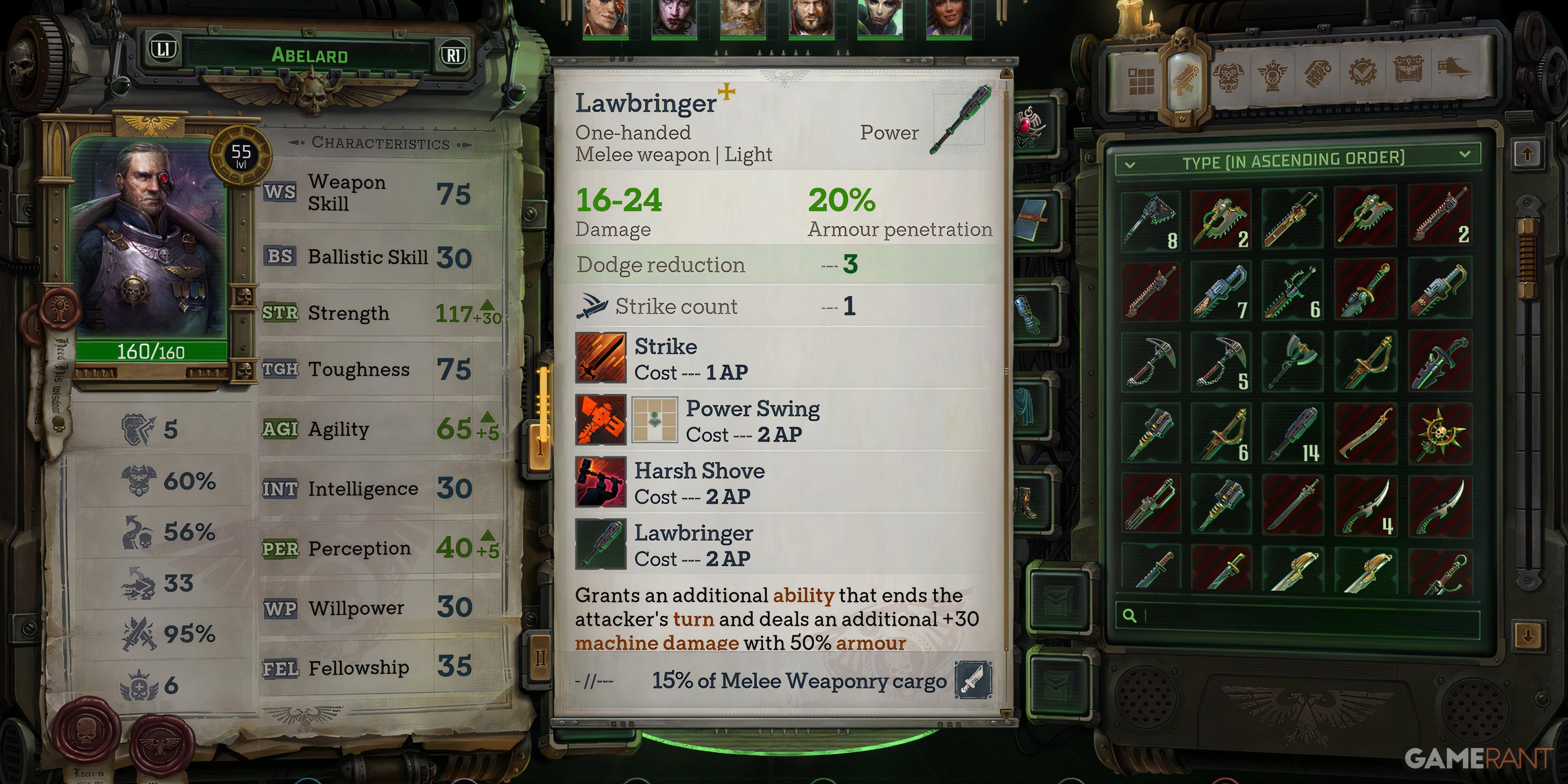 Best One-Handed Melee Weapons In Warhammer 40K: Rogue Trader