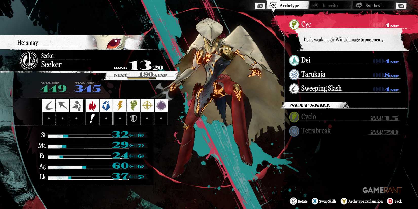 Best Archetypes For Heismay In Metaphor: ReFantazio