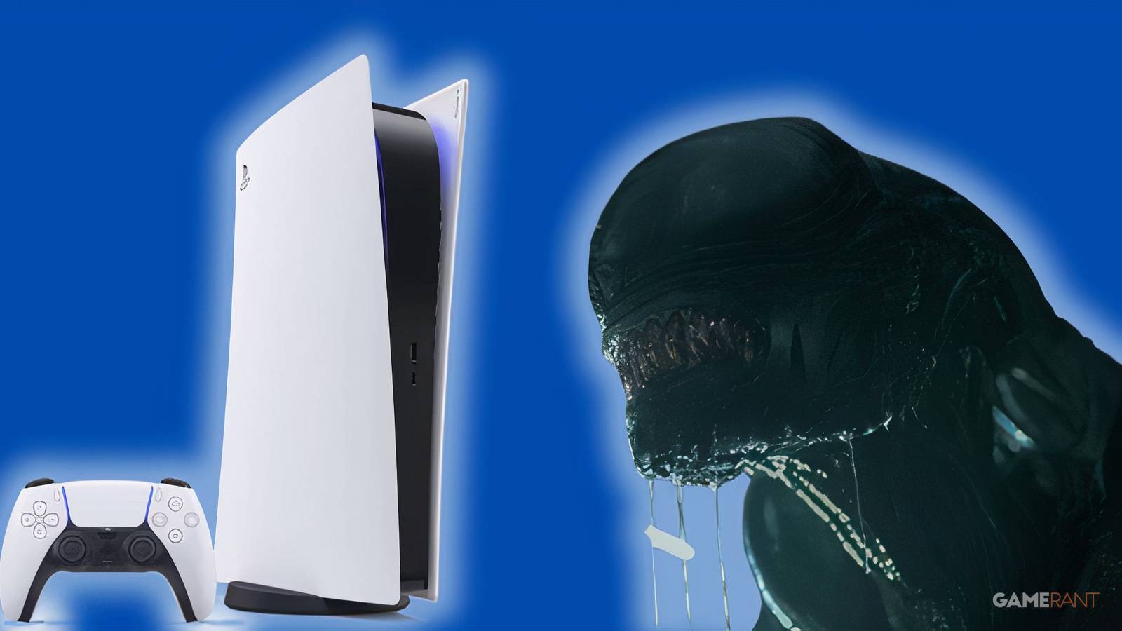 PlayStation Gamer Gives PS5 Alien-Themed Makeover
