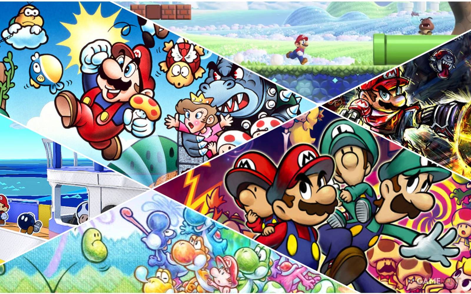 Fondo De Pantalla De Collage De Super Mario 7 Best Mario Games To Play