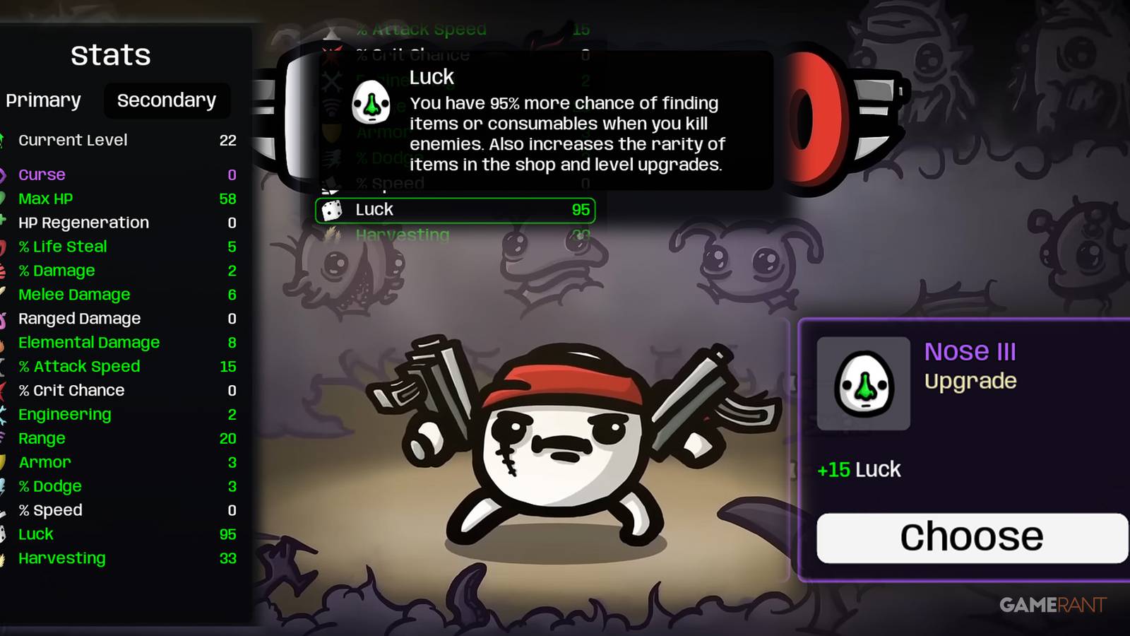 Brotato: The Luck Stat, Explained