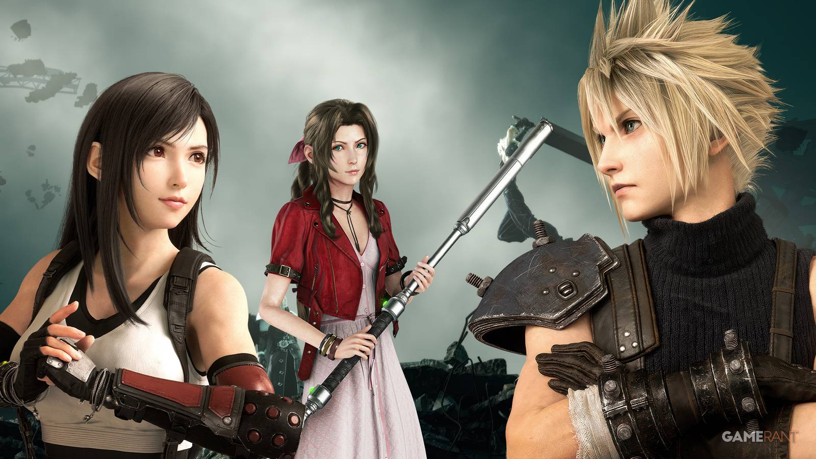 Final Fantasy 7 Rebirth Devs Comment on Cloud, Aerith, Tifa Love Triangle