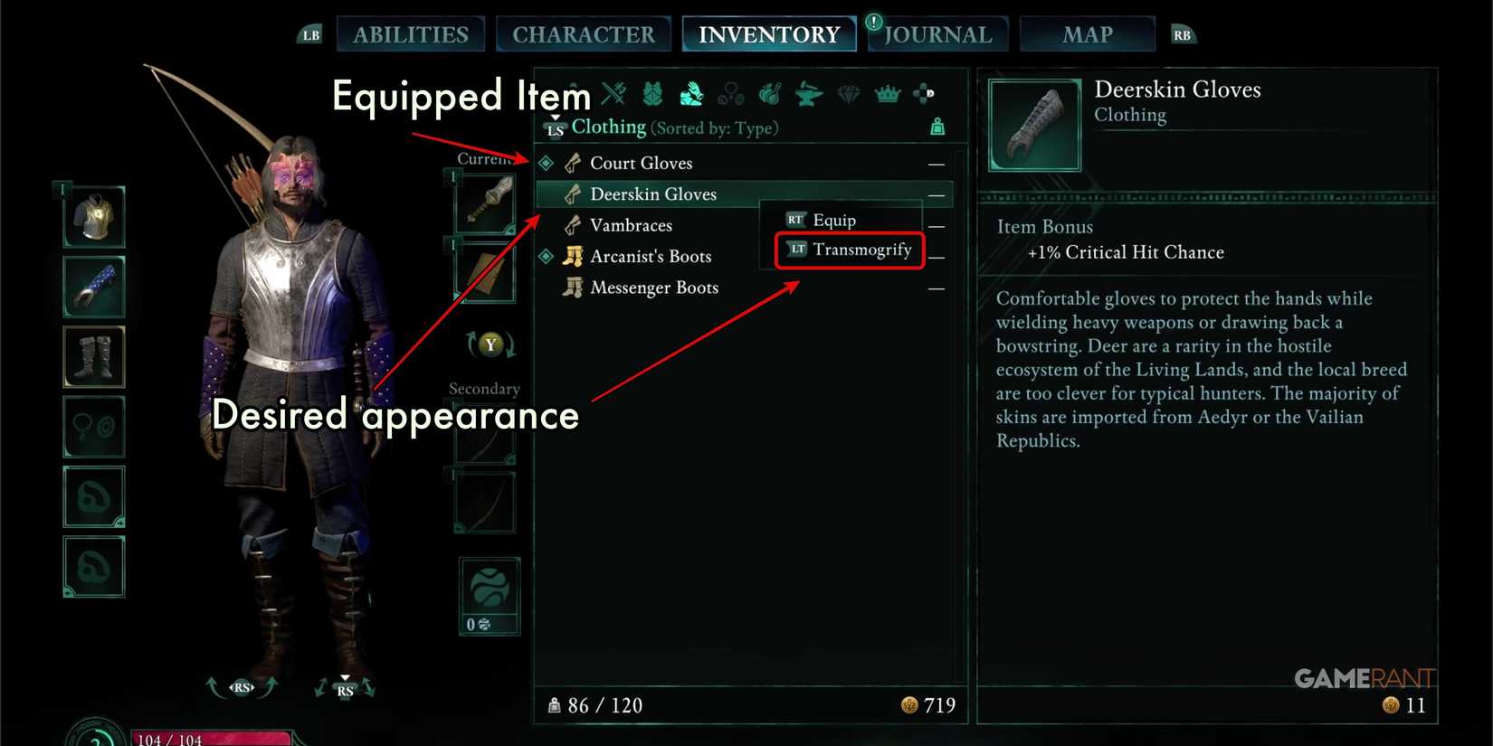 How to Change Outfit Appearance in Avowed