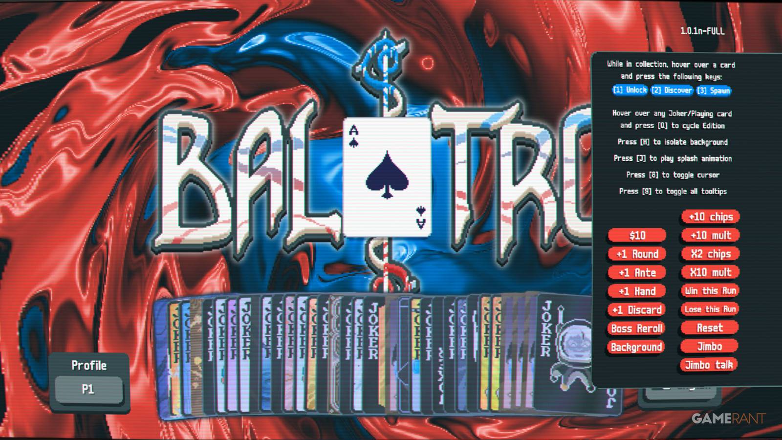 All Balatro Cheats (Developer Debug Menu)