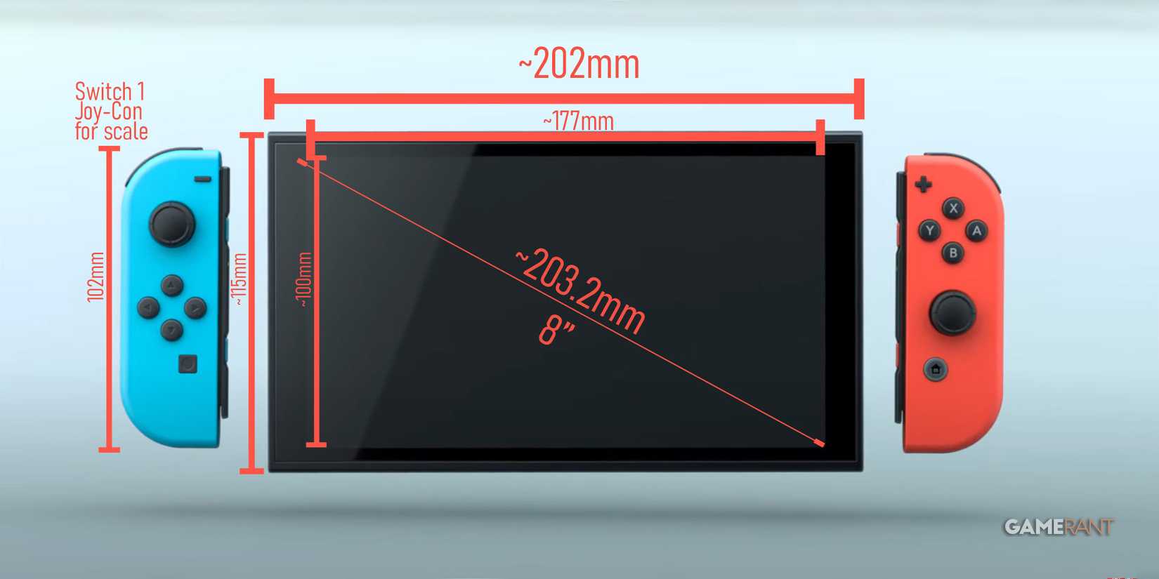 Nintendo Switch 2 Trailer Confirms Its Rumored Dimensions, Screen Size