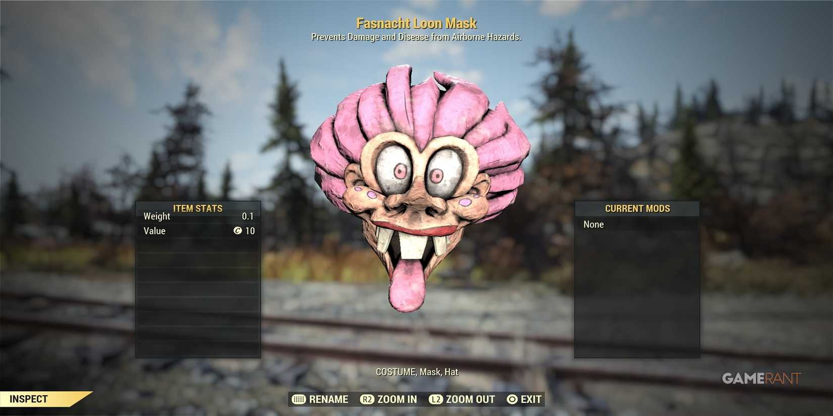 Fallout 76: Rarest Fasnacht Event Rewards