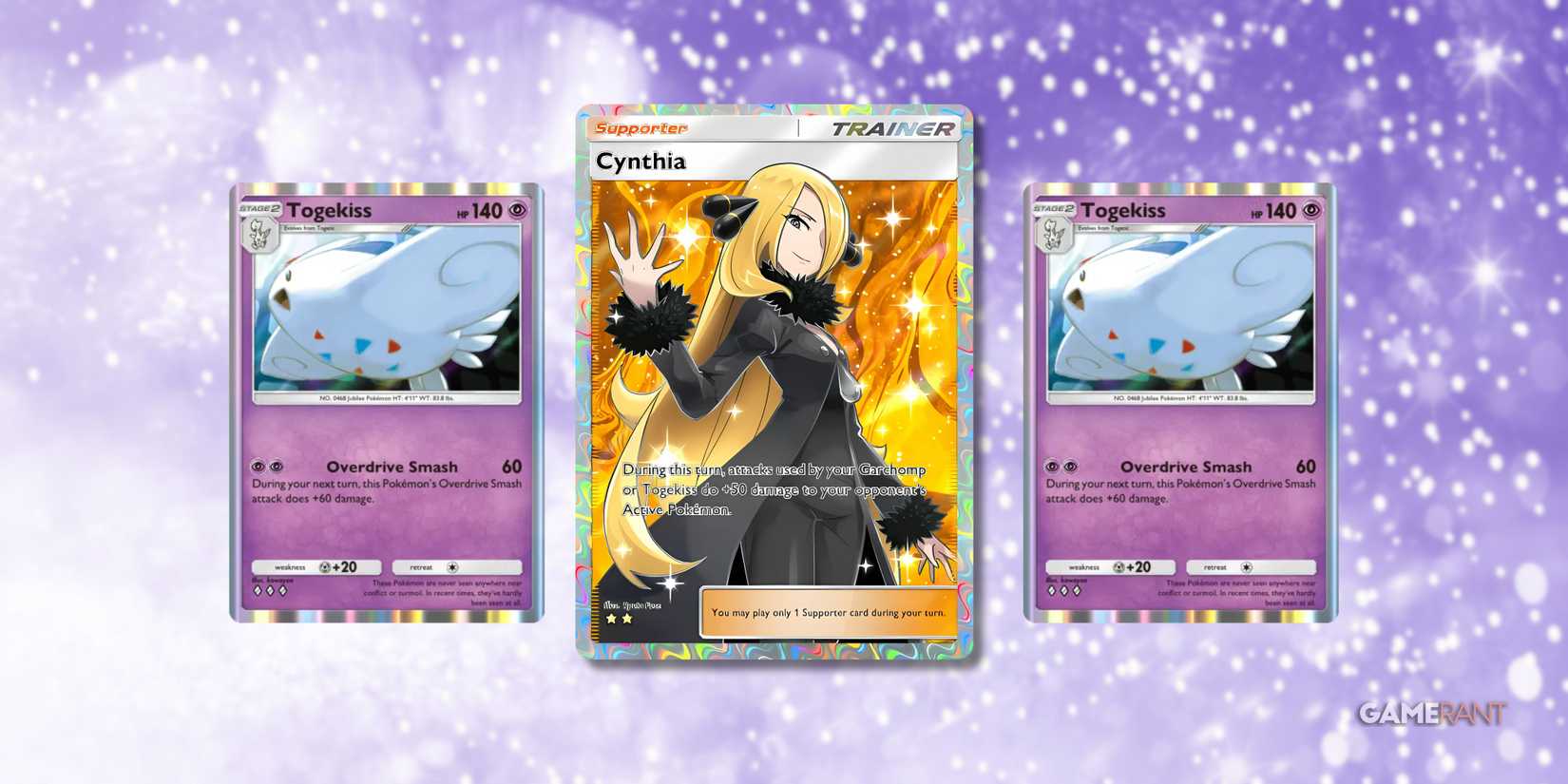 Pokemon TCG Pocket: Cynthia Decks with Togekiss, Garchomp, Mismagius ex