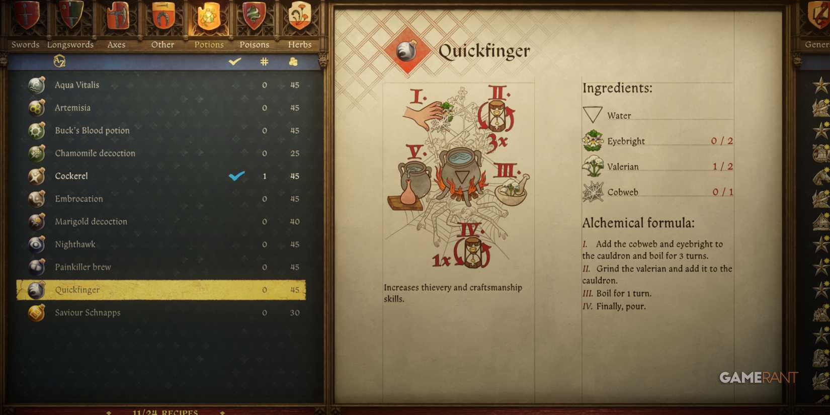 10 Best Potions to Have In Your Inventory In Kingdom Come: Deliverance 2