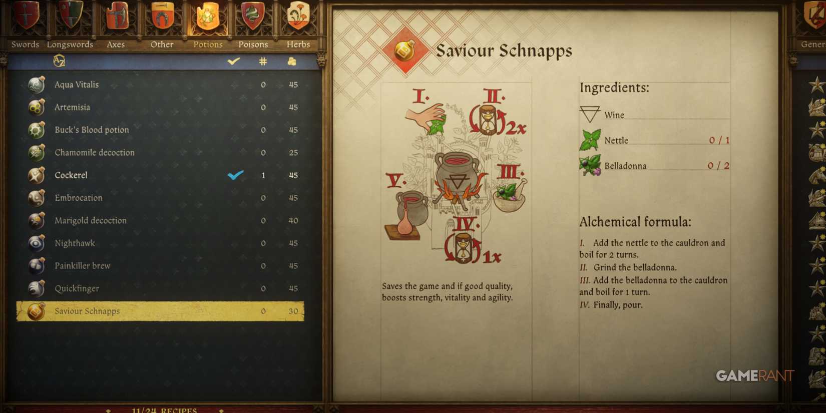 10 Best Potions to Have In Your Inventory In Kingdom Come: Deliverance 2