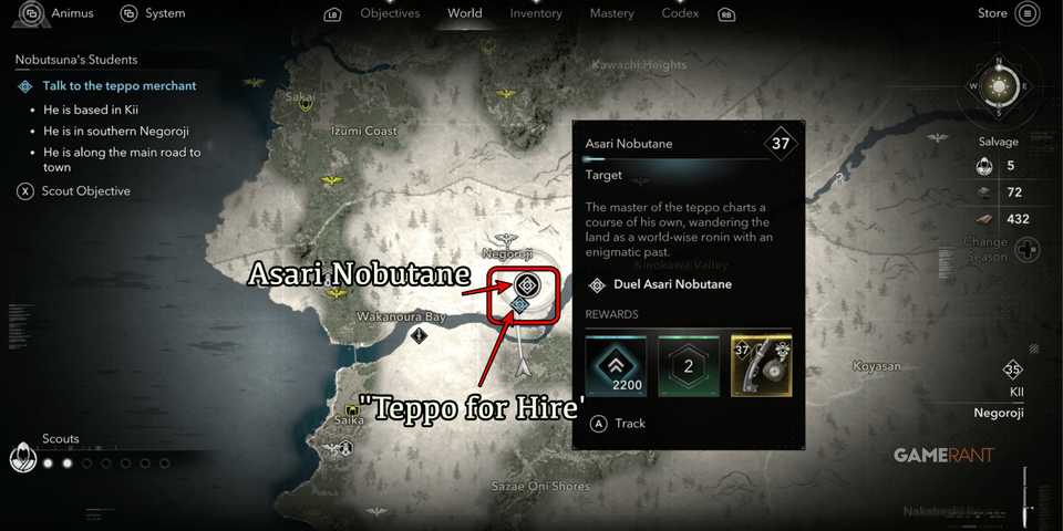 Where to Find All Nobutsuna's Students in Assassin's Creed Shadows