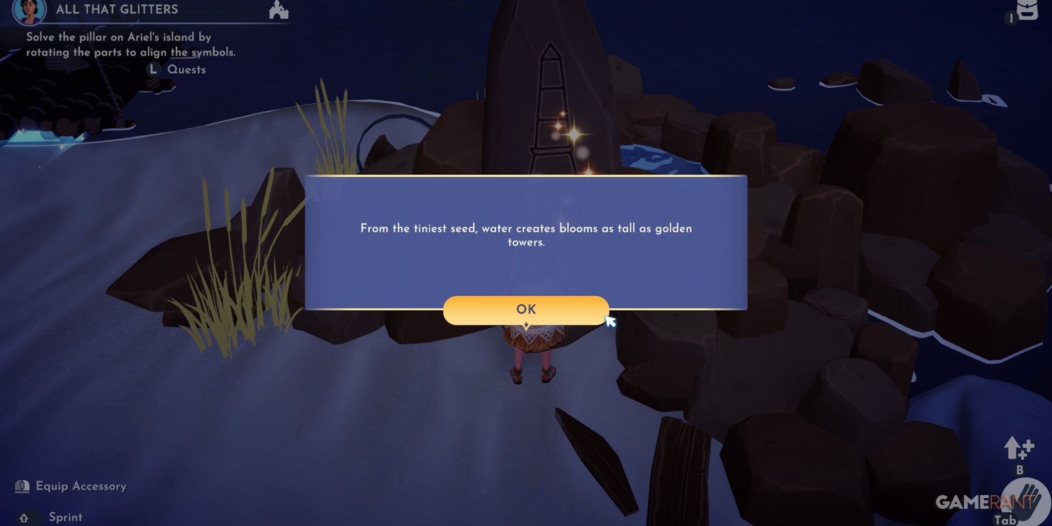All that Glitters Quest In DDV - Disney Dreamlight Valley