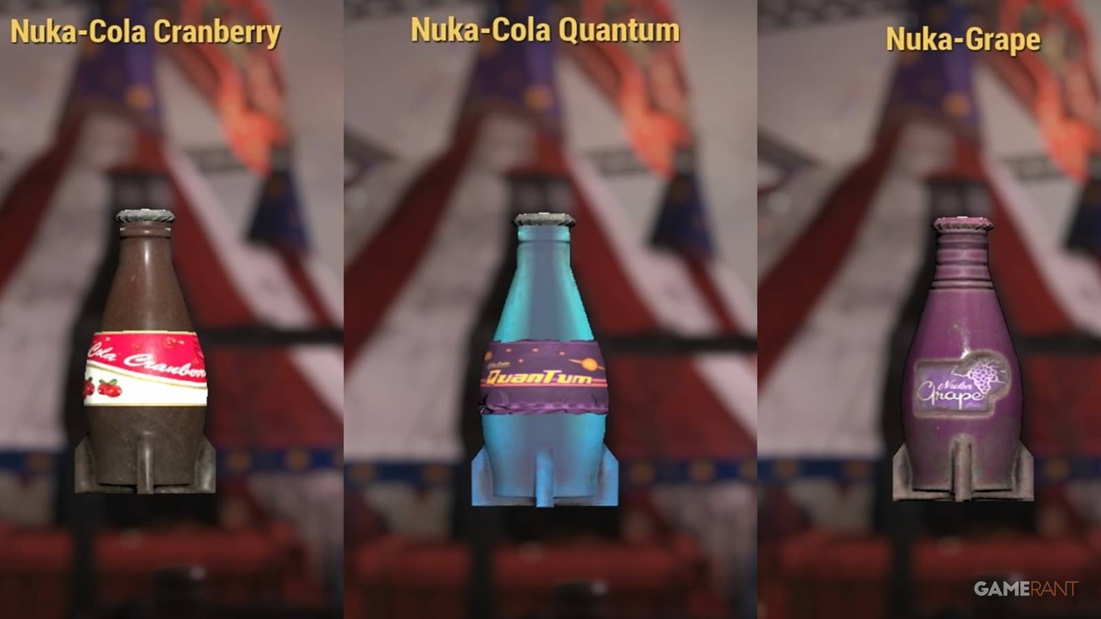 Fallout 76: 7 Best Nuka Cola Types