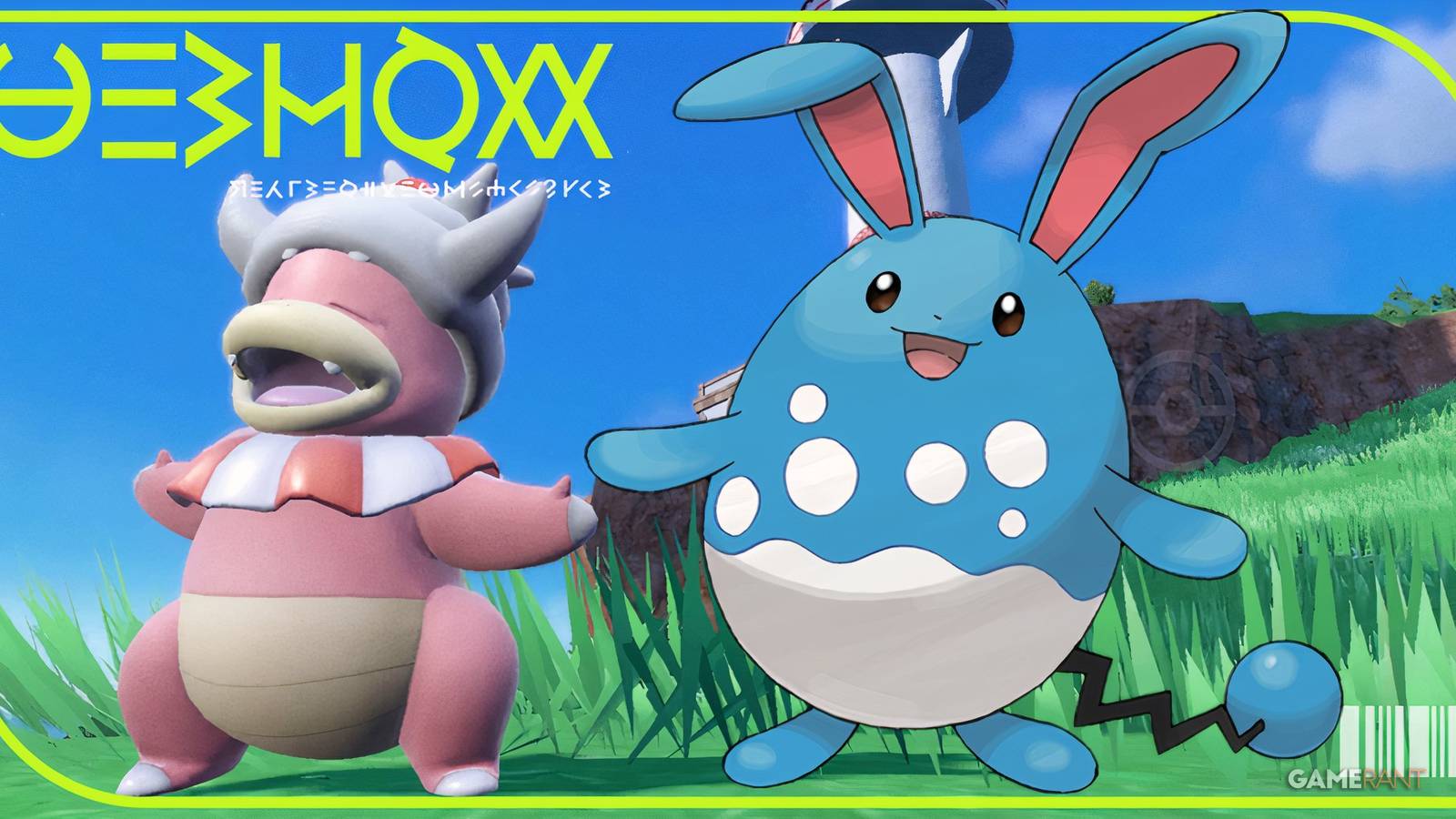 Pokemon Fan Designs Mega Evolutions for Slowking and Azumarill