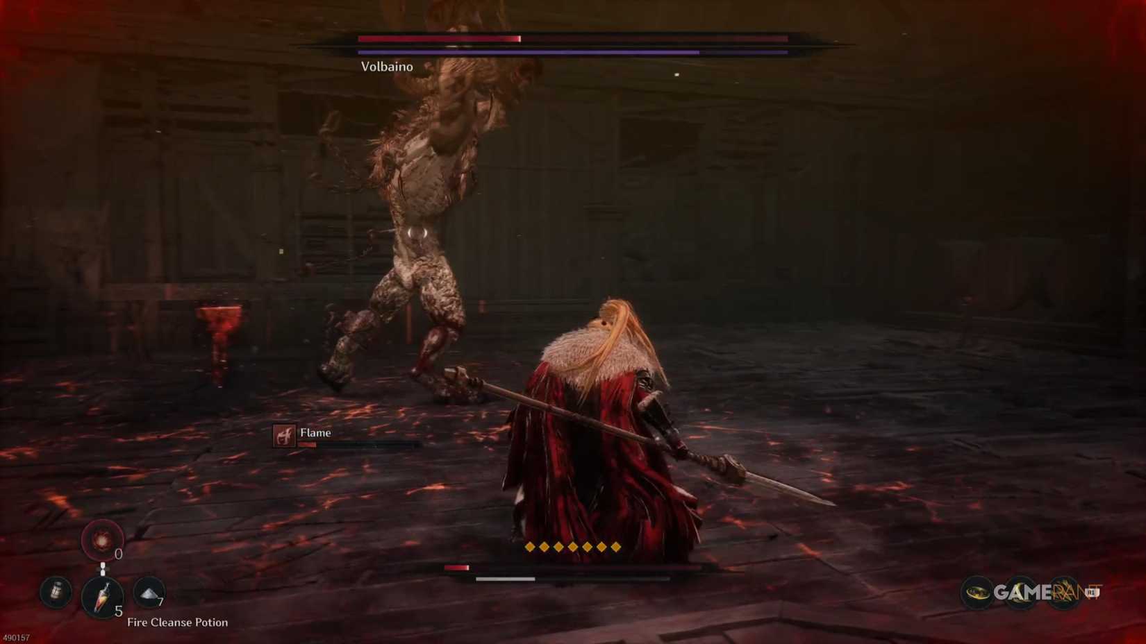 How To Beat Volbaino In The First Berserker: Khazan