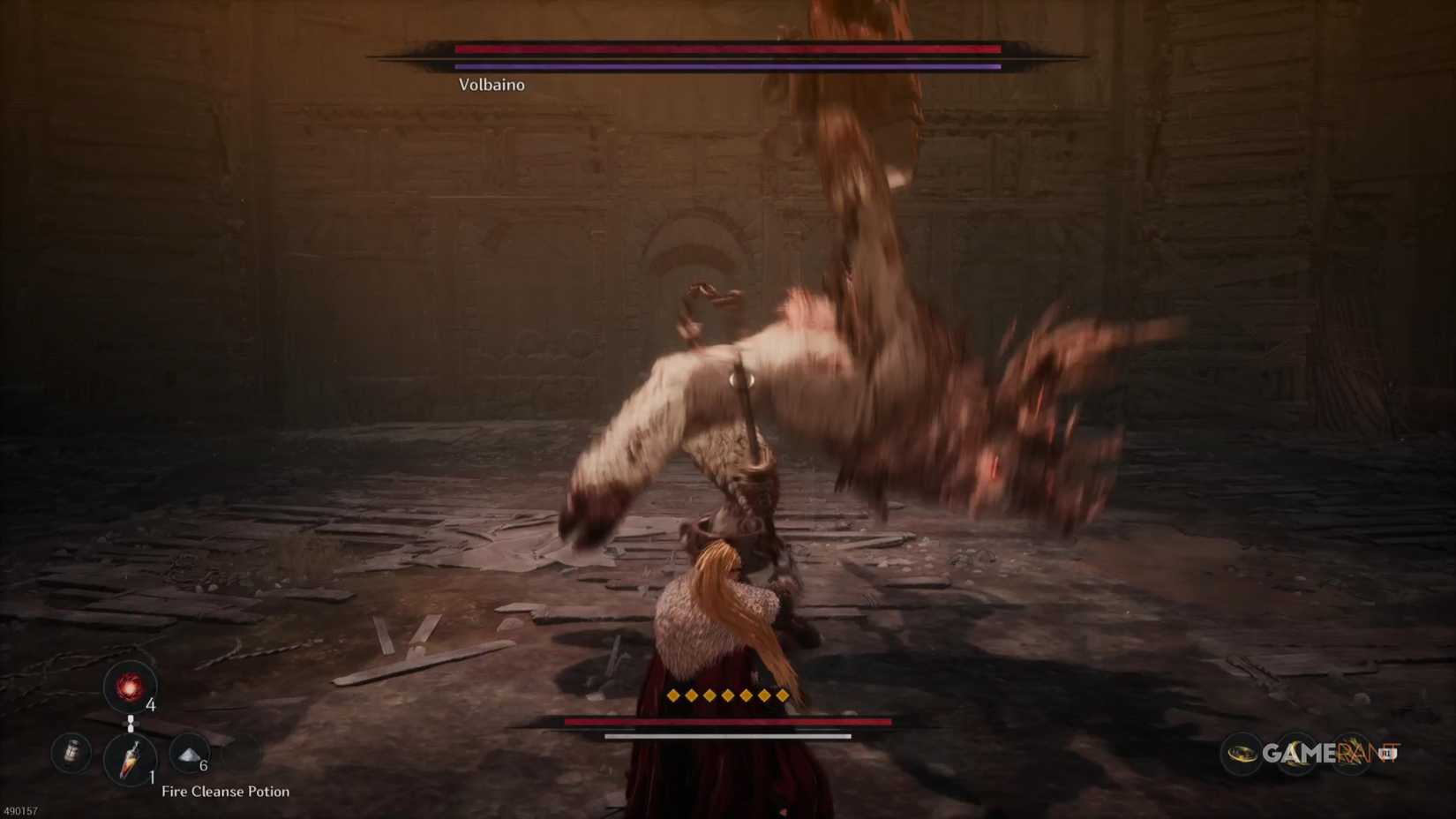 How To Beat Volbaino In The First Berserker: Khazan
