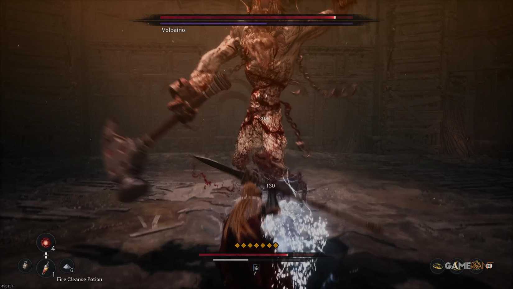 How To Beat Volbaino In The First Berserker: Khazan