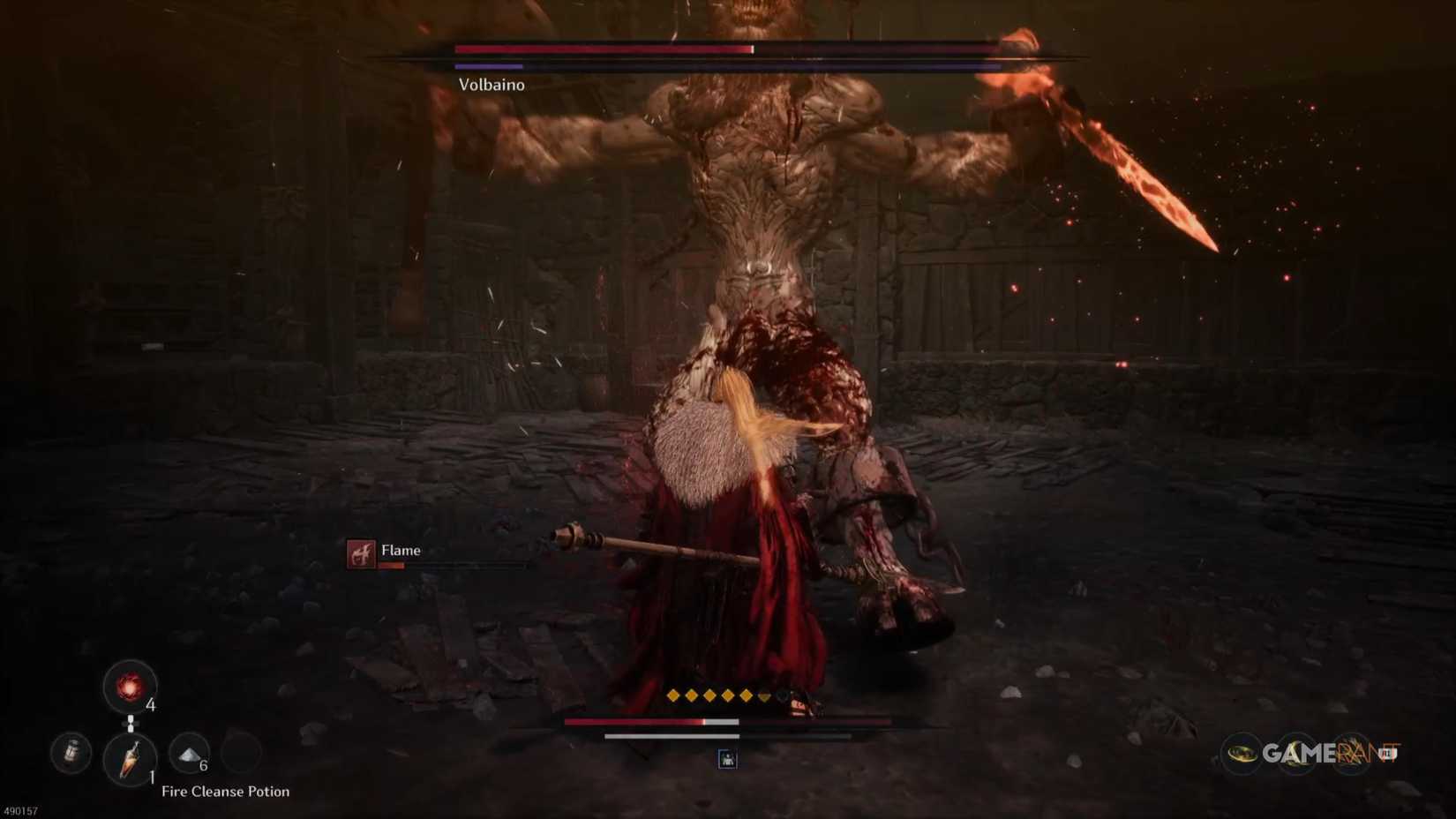 How To Beat Volbaino In The First Berserker: Khazan