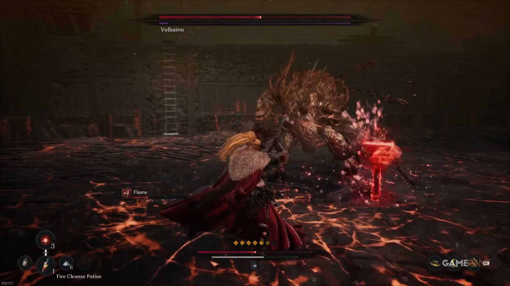 How To Beat Volbaino In The First Berserker: Khazan
