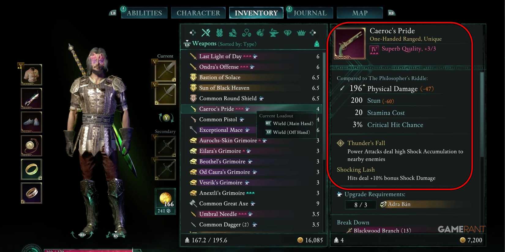 The Best Endgame Weapons in Avowed