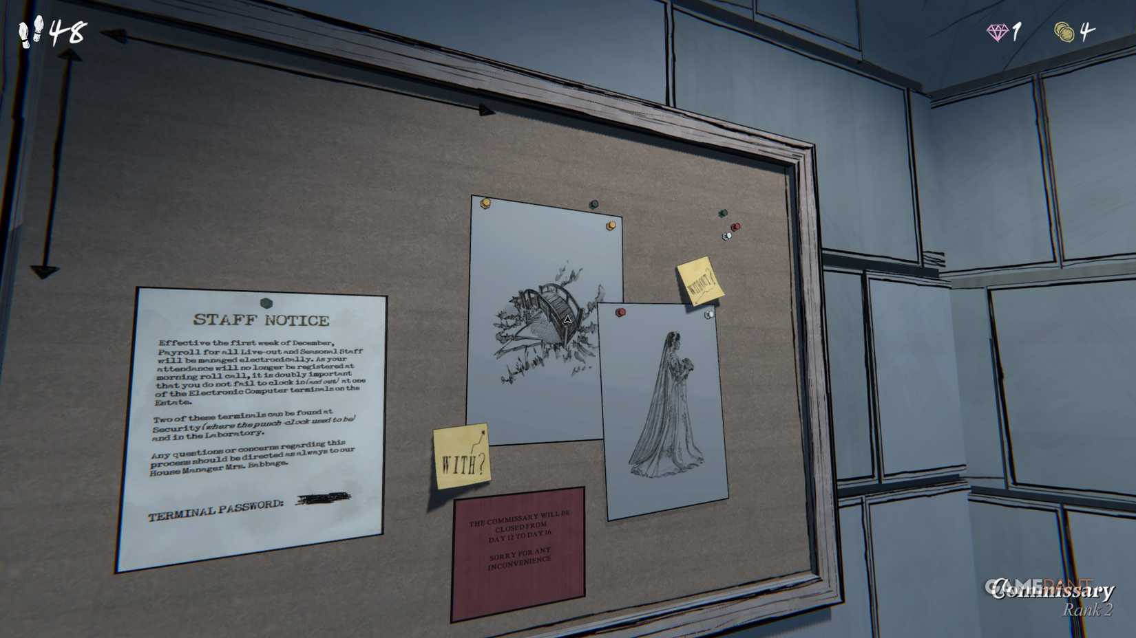 What is the Terminal Password in Blue Prince?