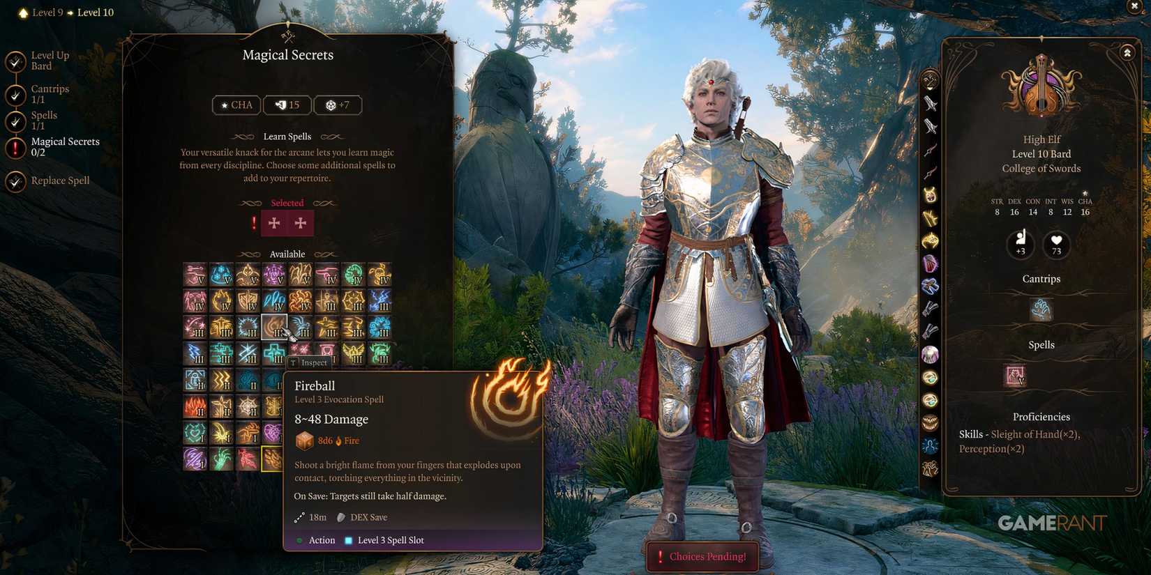 Best Magical Secrets Spells In Baldur's Gate 3