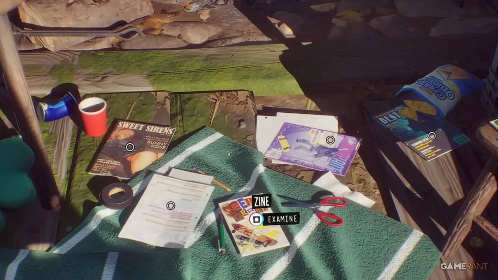 Autumn's Toothbrush and Magazine Locations in Lost Records: Bloom & Rage