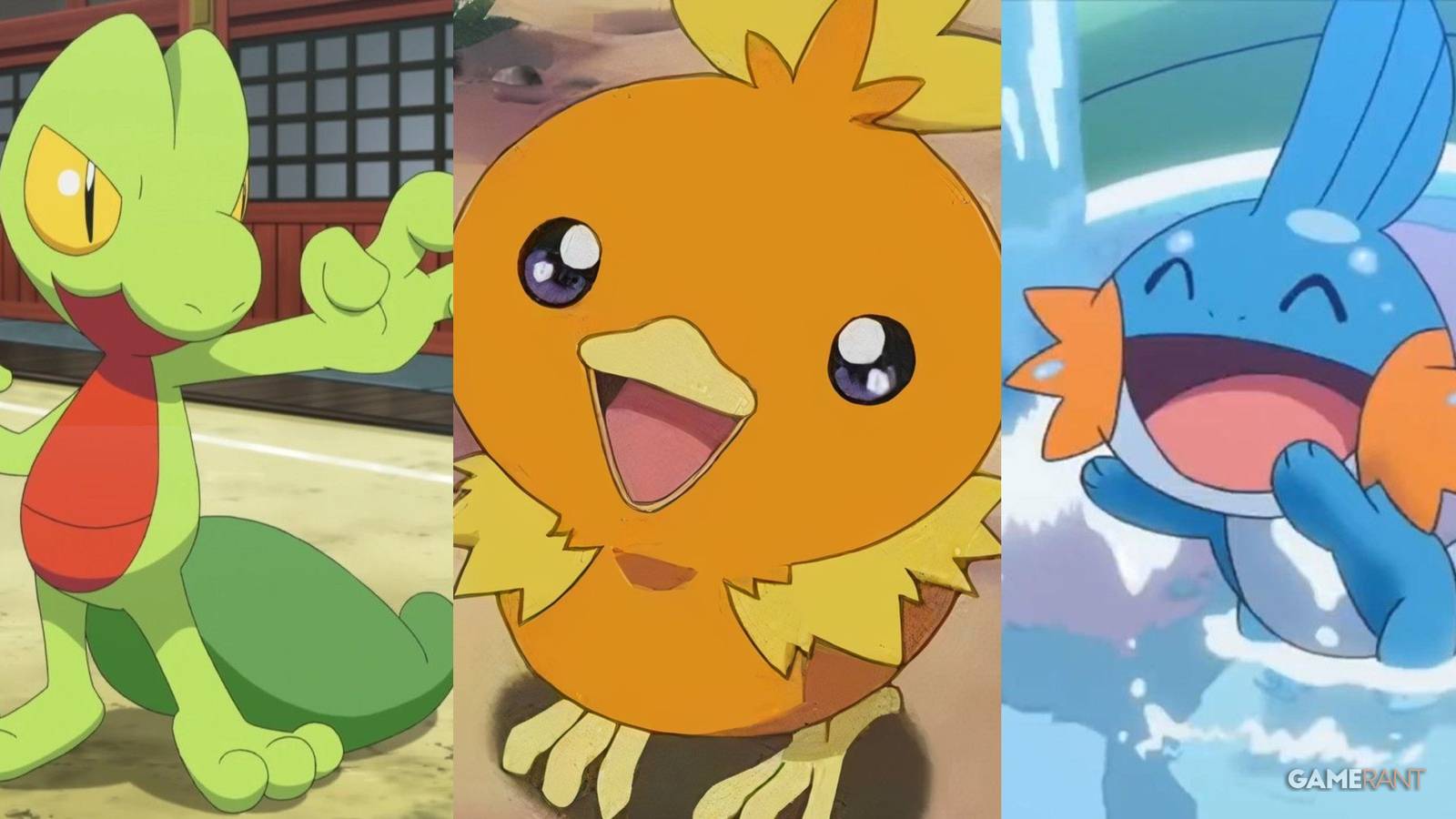 Pokemon Fan Builds LEGO Versions of Gen 3 Starters