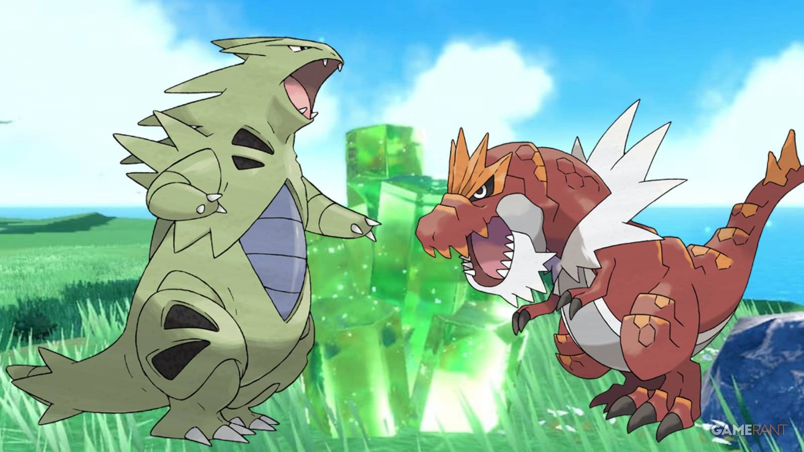 Pokemon Fusion Fan Art Combines Tyranitar and Tyrantrum