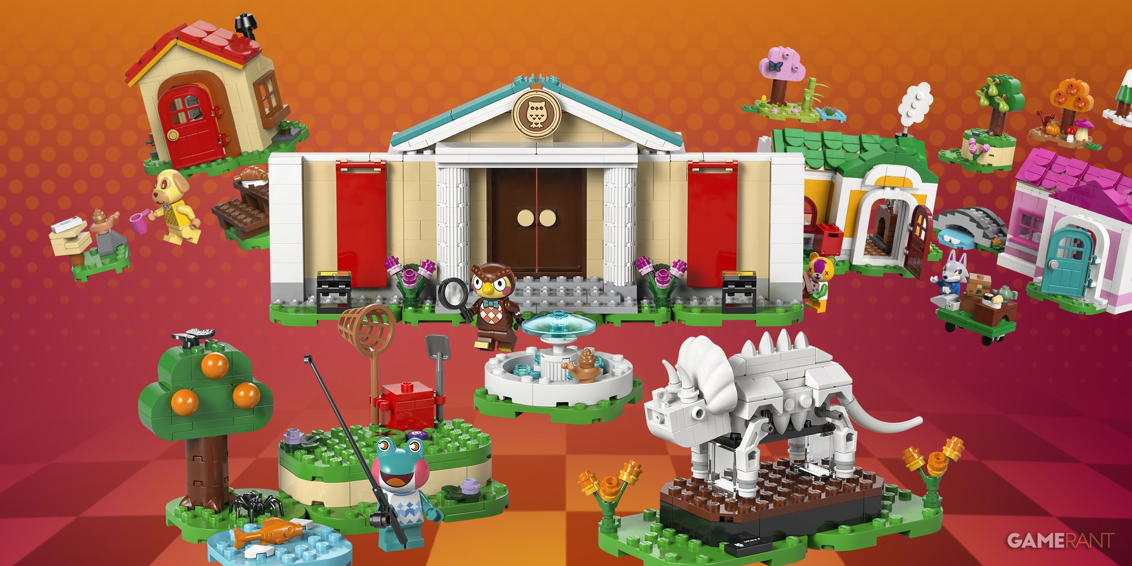 Blathers's Museum Leads New Animal Crossing LEGO Sets That Arrive in August