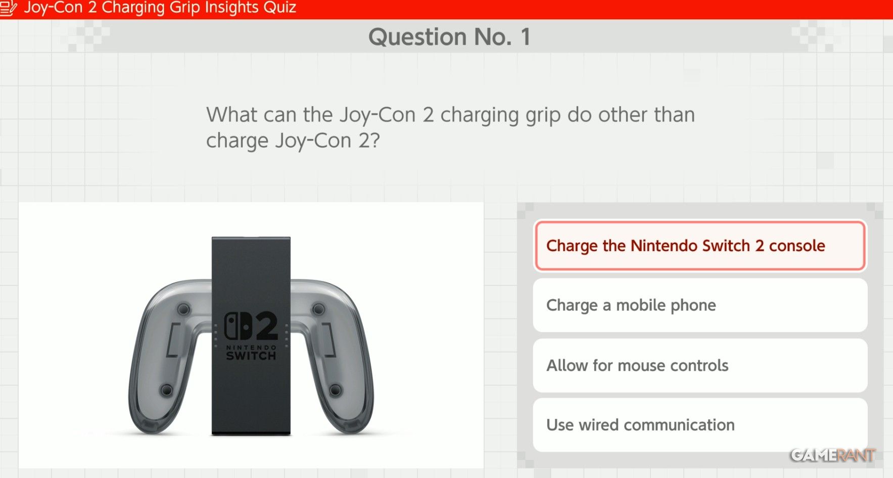 Area I Stamps and Quiz Answers in Switch 2 Welcome Tour (Joy-Con 2 Grip ...