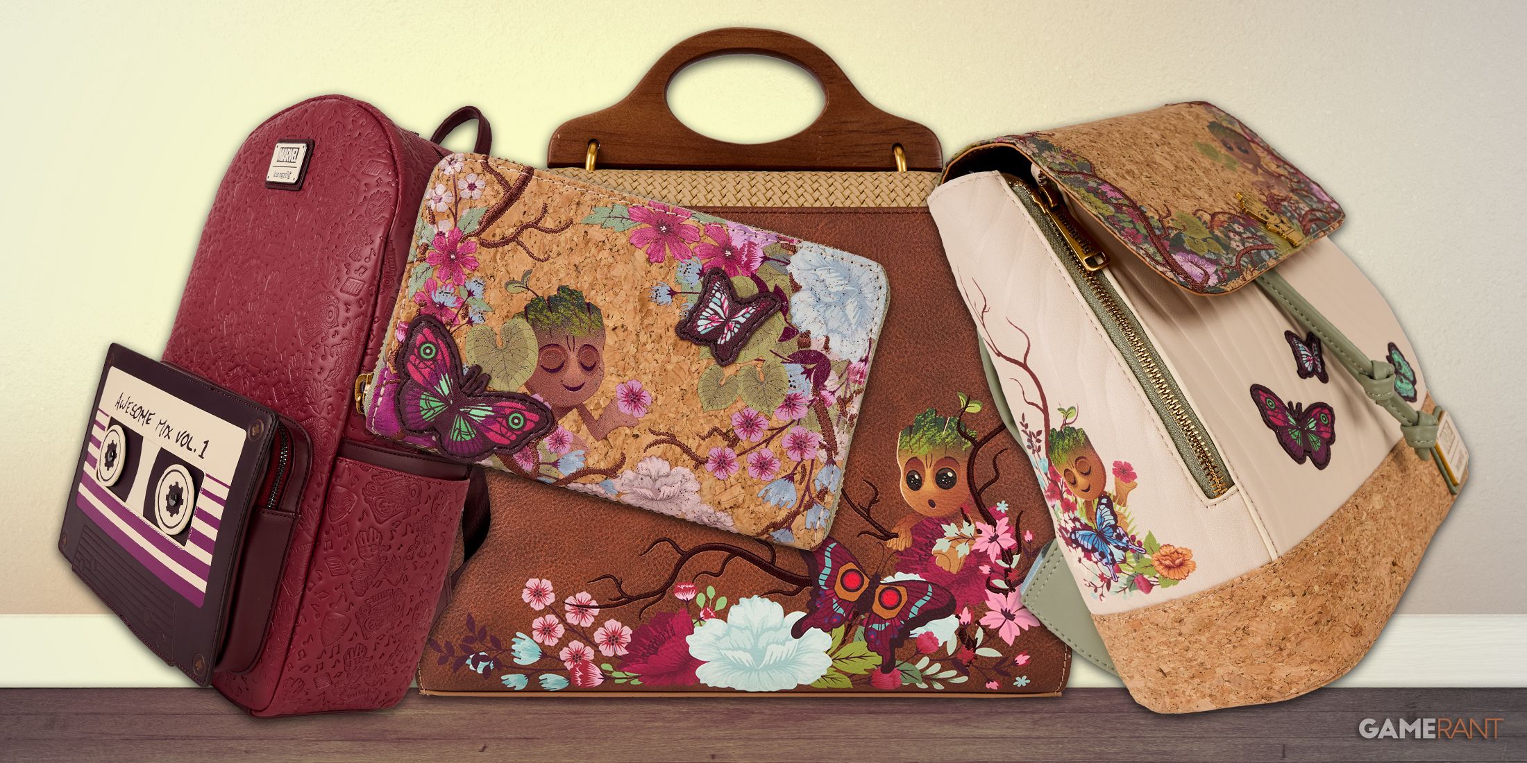 Share Your Journey With Groot With These Loungefly Marvel Bags and Wallet