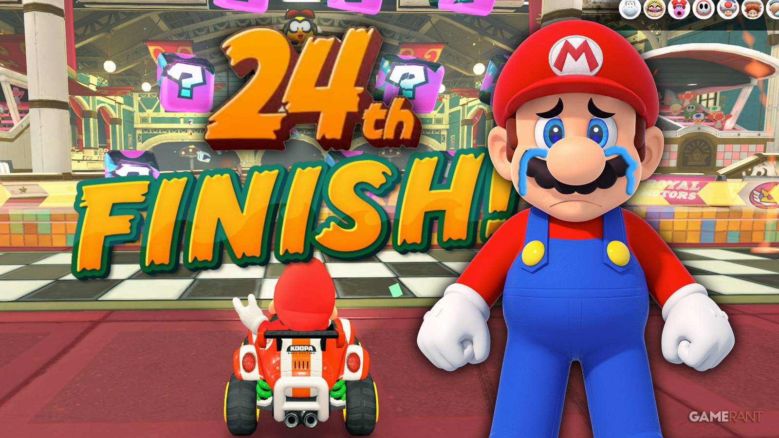 Mario Kart World's 24th Place May Be Gaming's Biggest Walk of Shame