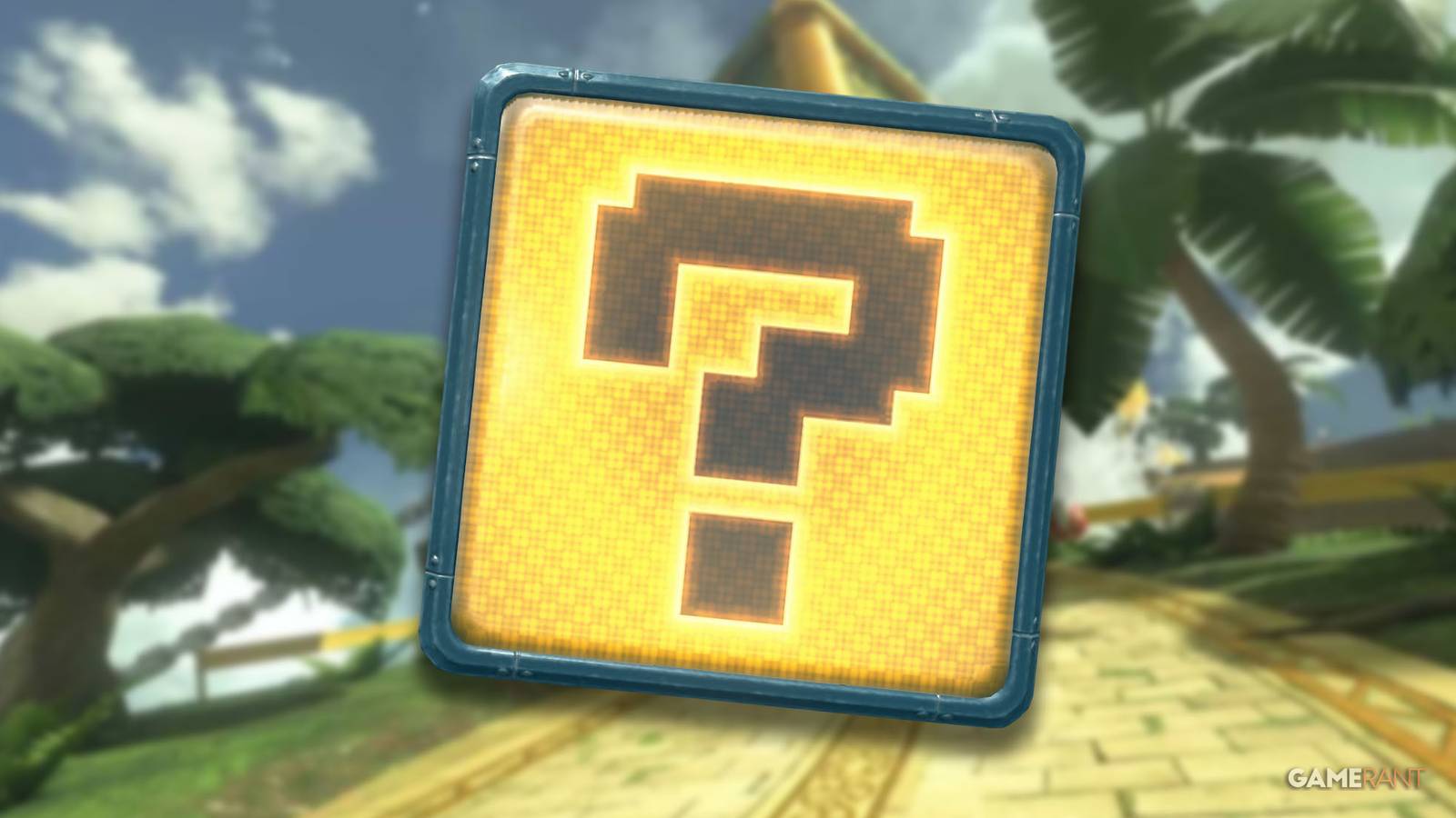 Great Block Ruins Yellow Question Mark Panels in Mario Kart World