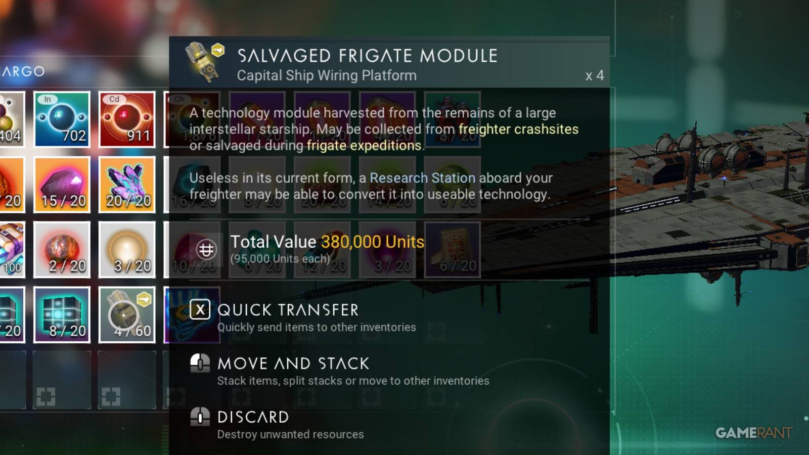 Best Ways To Get Frigate Modules In No Man's Sky