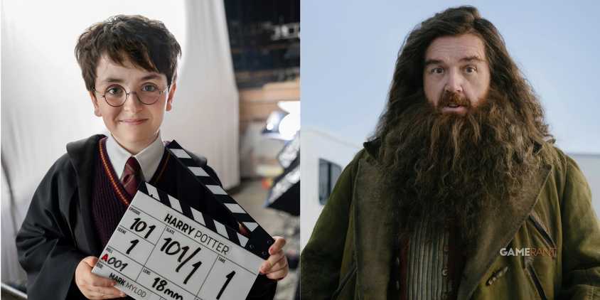 HBO’s Harry Potter Set Leak Reveals First Look At Harry And Hagrid Together