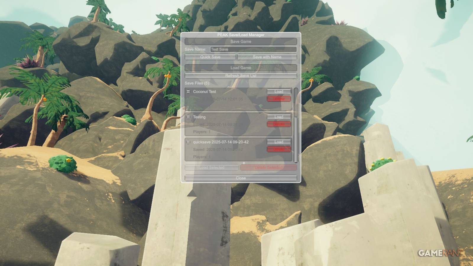 How To Save In PEAK (Using Mods)