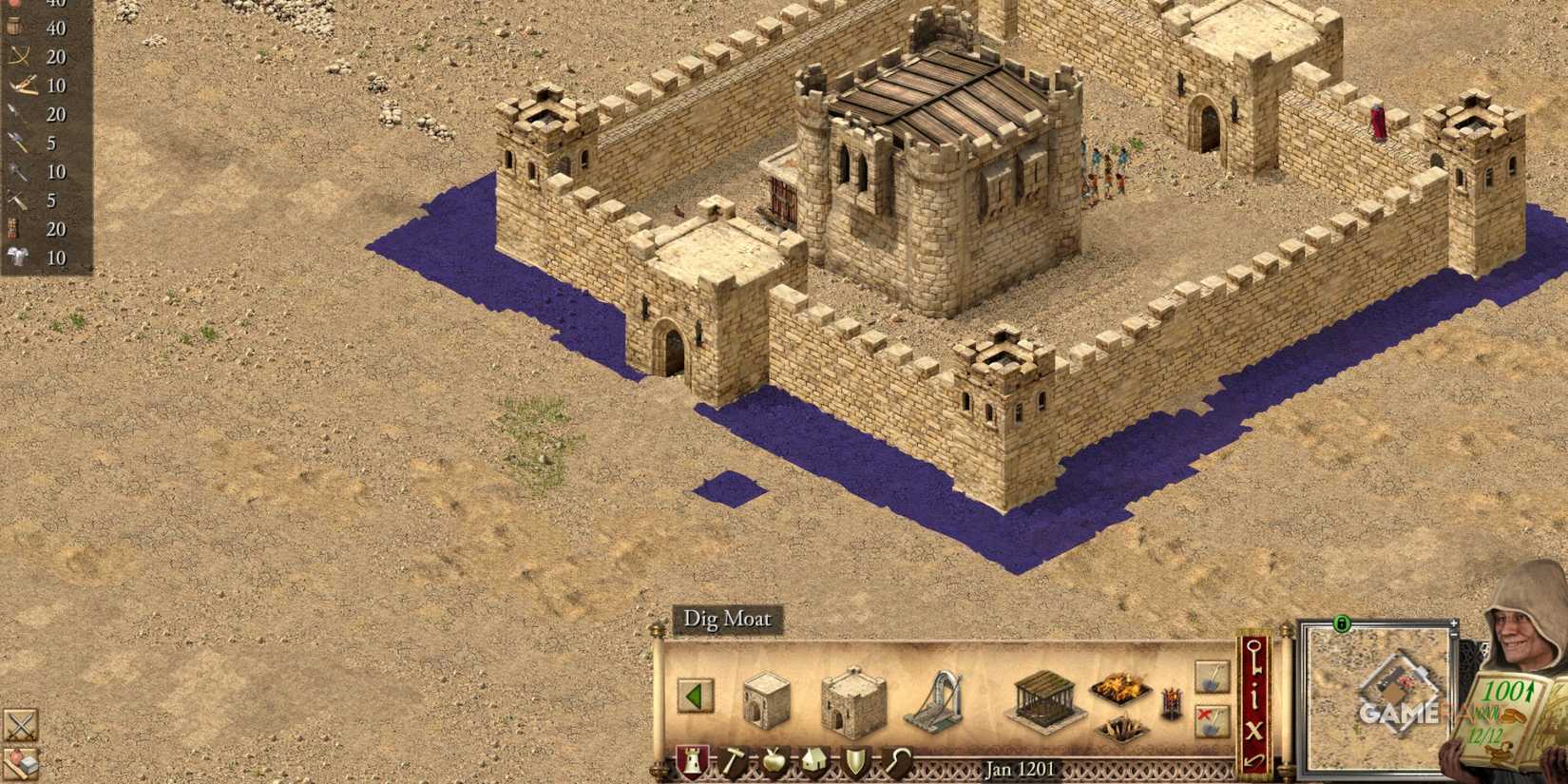 How to Dig Moats in Stronghold Crusader: Definitive Edition