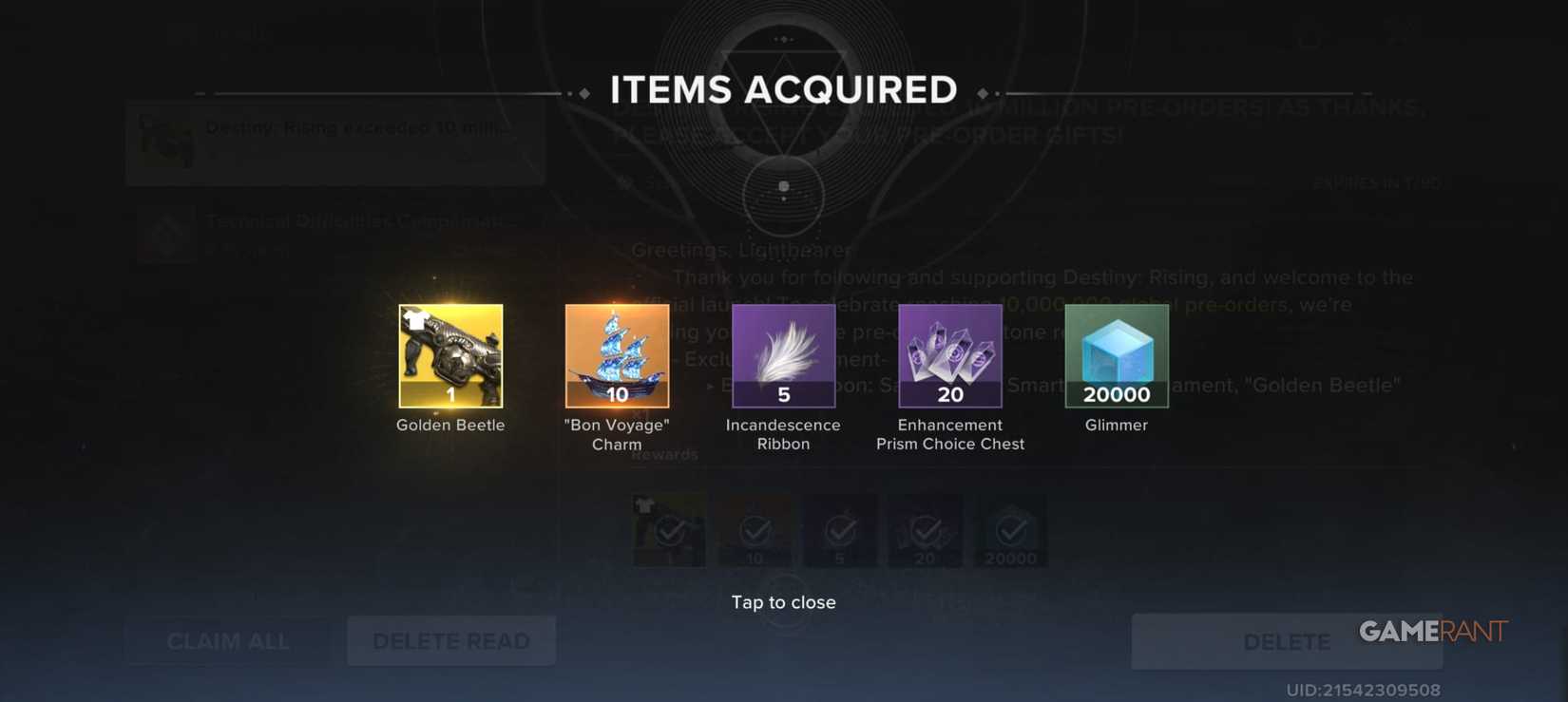 How to Claim Pre-Registration Rewards in Destiny Rising