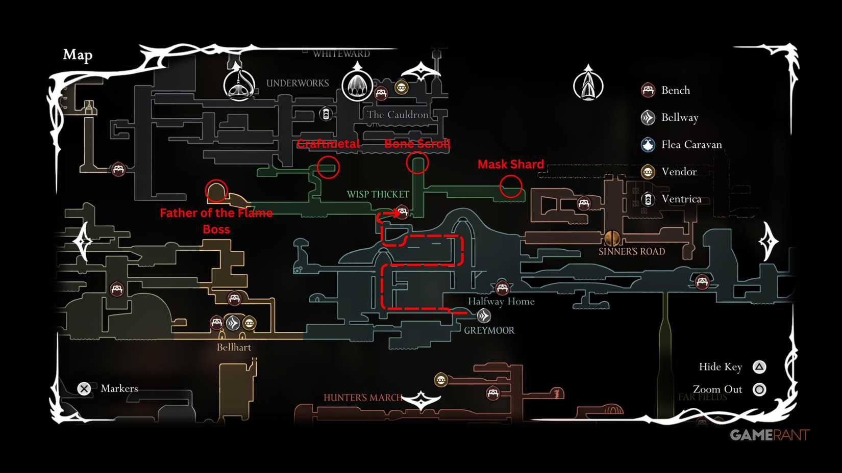 How to Get to Wisp Thicket in Silksong