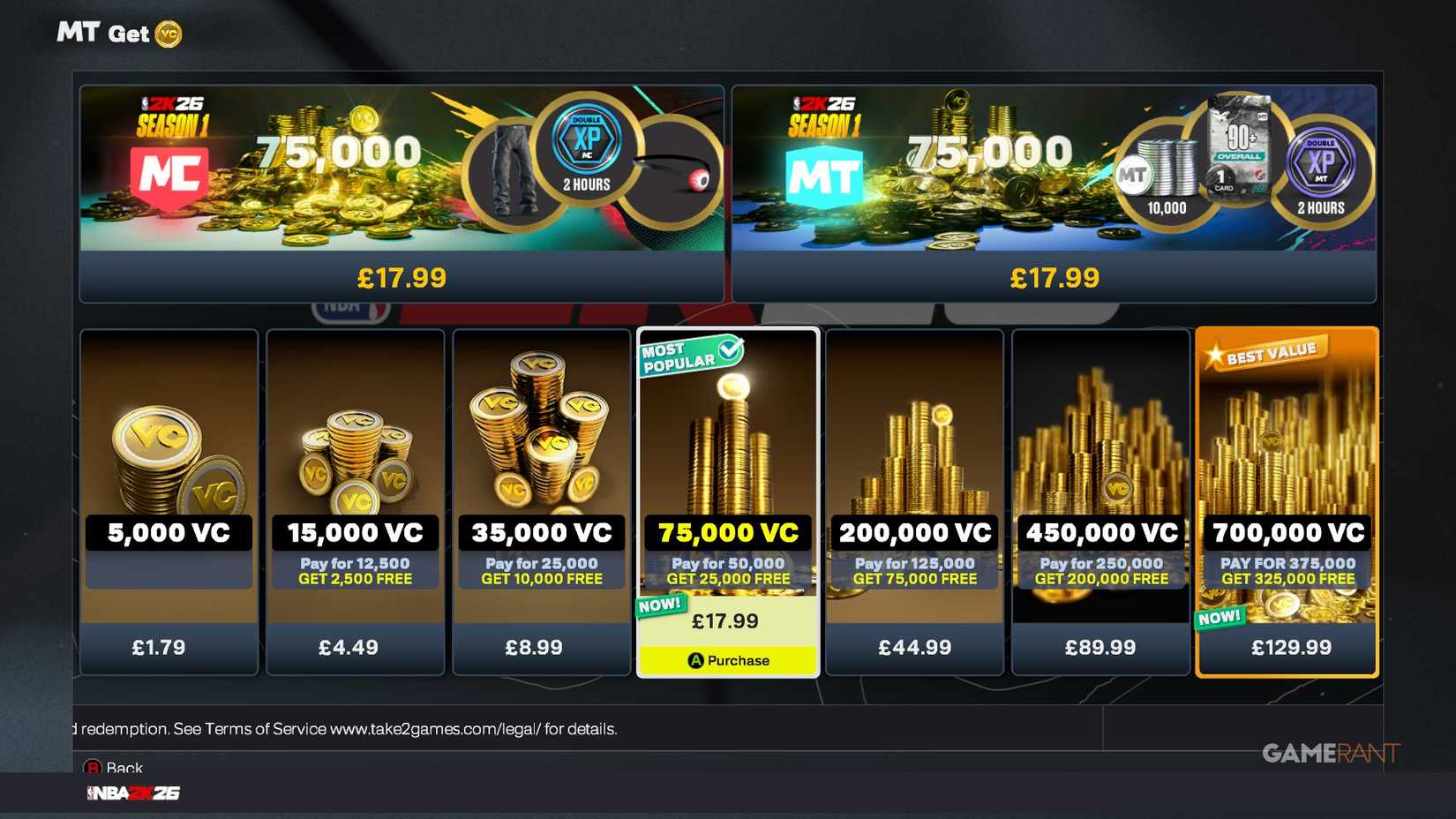 How to Get VC Fast in NBA 2K26