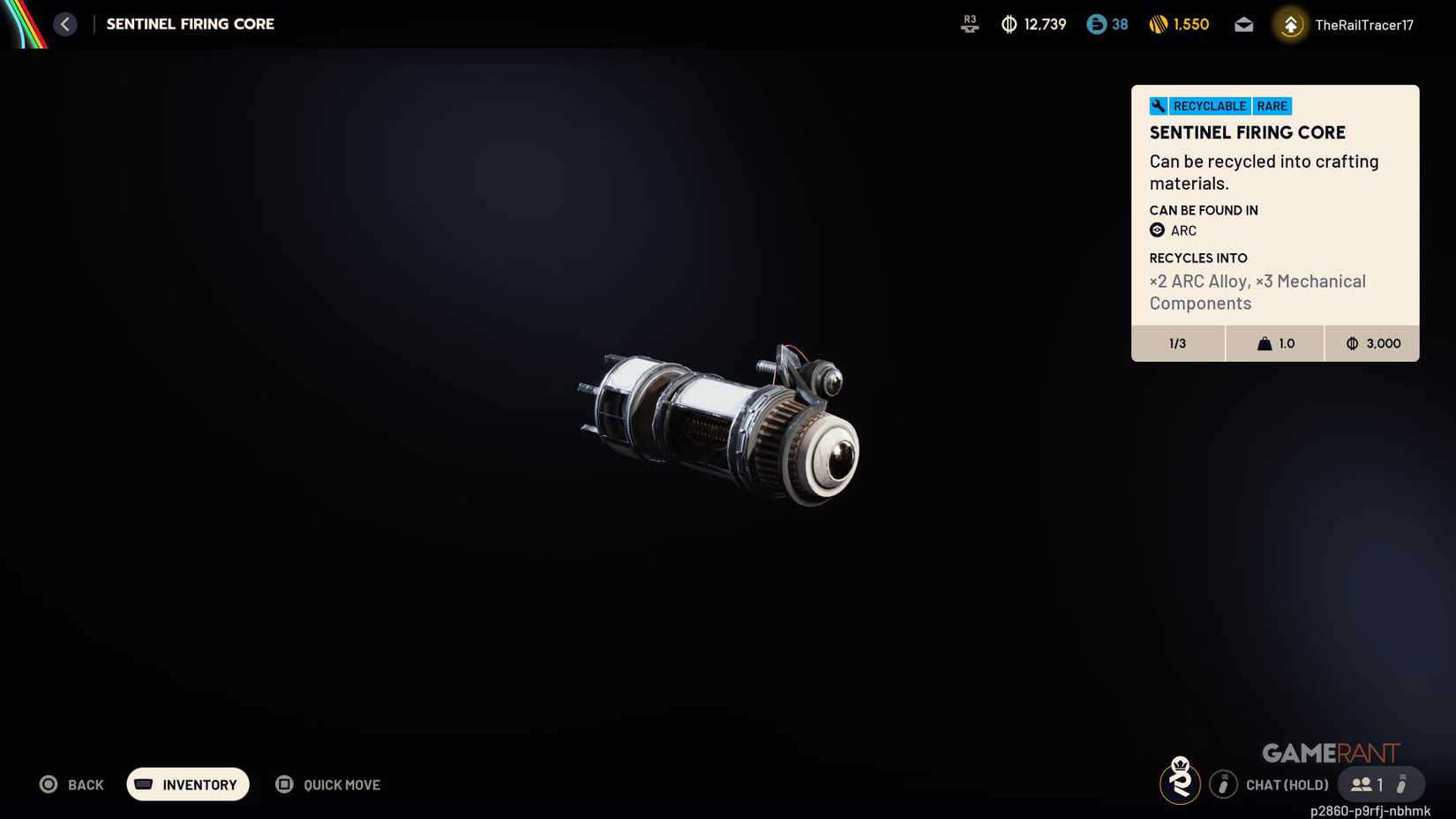 How to Get Sentinel Firing Core in Arc Raiders