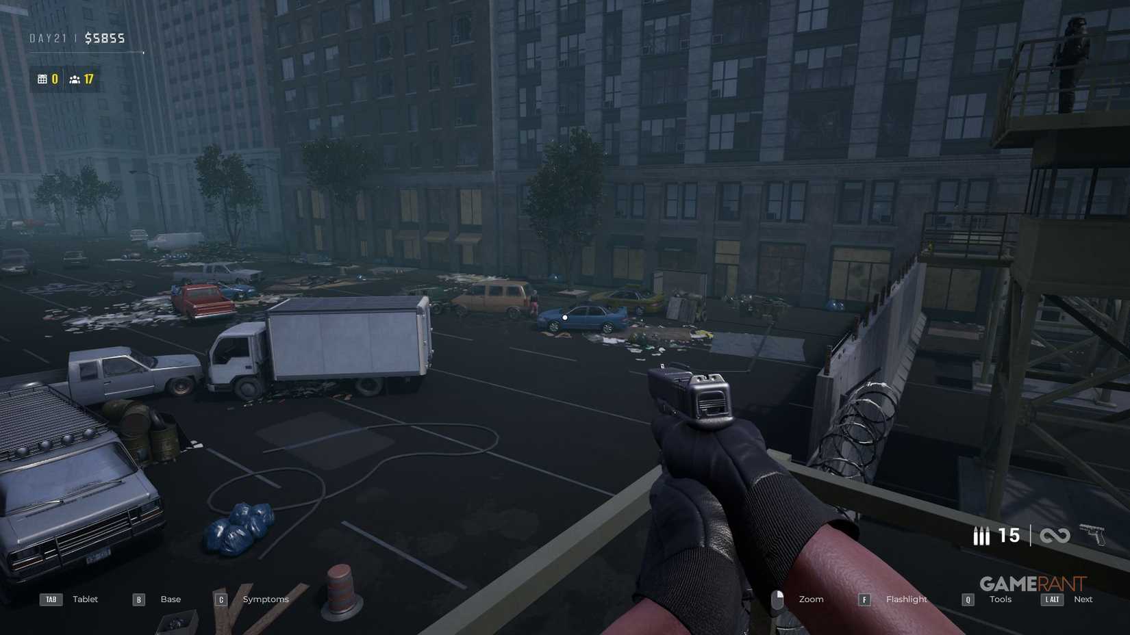 Where to Kill Zombies Outside the Wall in Quarantine Zone The Last Check