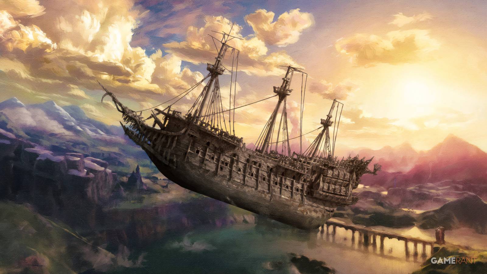 Zelda: Tears of the Kingdom Players Build Flying Dutchman Pirate Ship