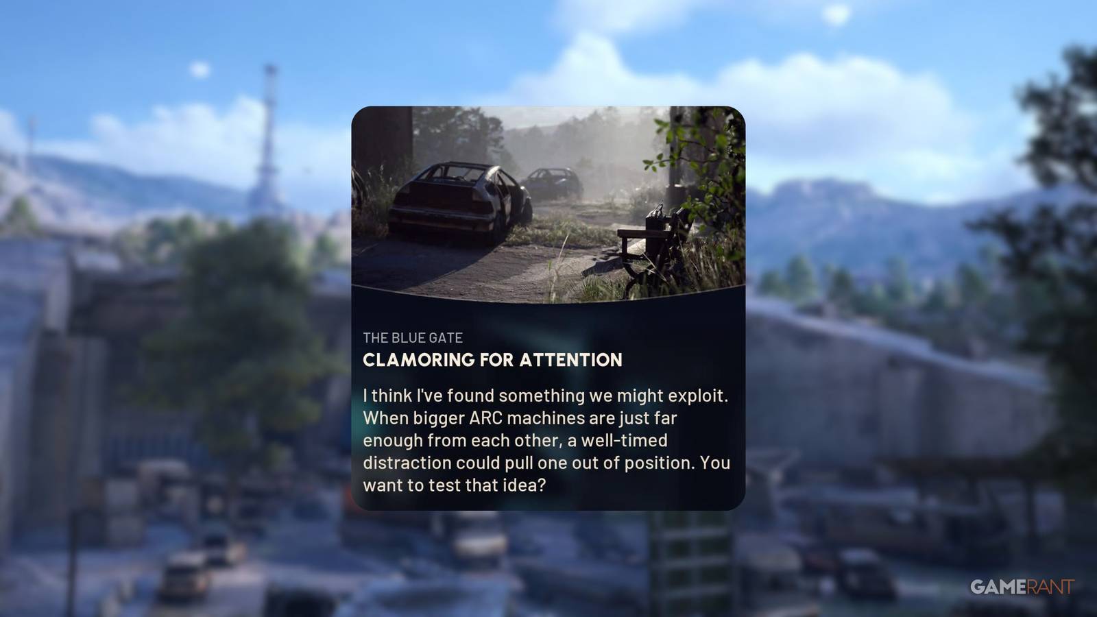 Clamoring For Attention Quest Guide in ARC Raiders