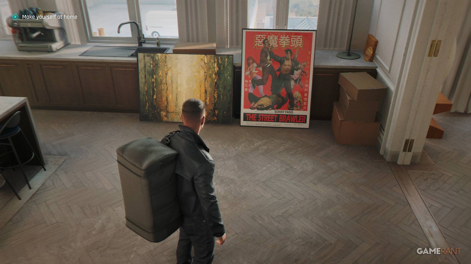 Abstract Painting or Martial Arts Poster in 007 First Light