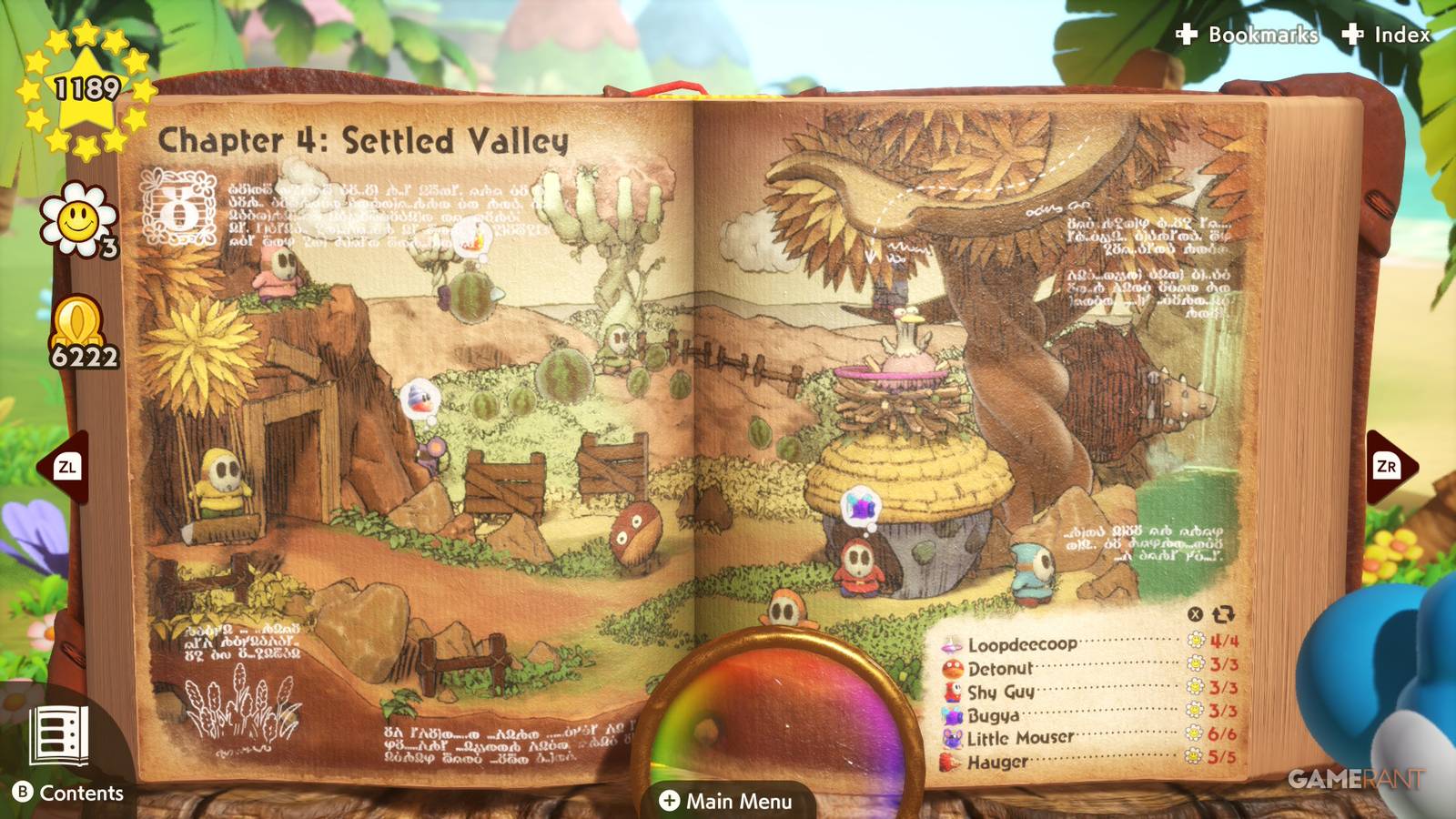 All Flower Locations in Chapter 4 of Yoshi and the Mysterious Book